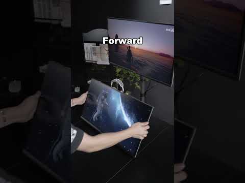 Stack Your Screens! Game-Changer for Dual Monitor Setups! #huanuo #monitormounts #monitorarm