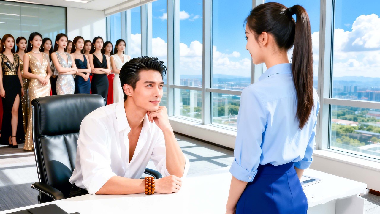 Dari 100 wanita cantik, CEO pilih gadis miskin berkuncir—langsung jatuh cinta pada pandangan pertama