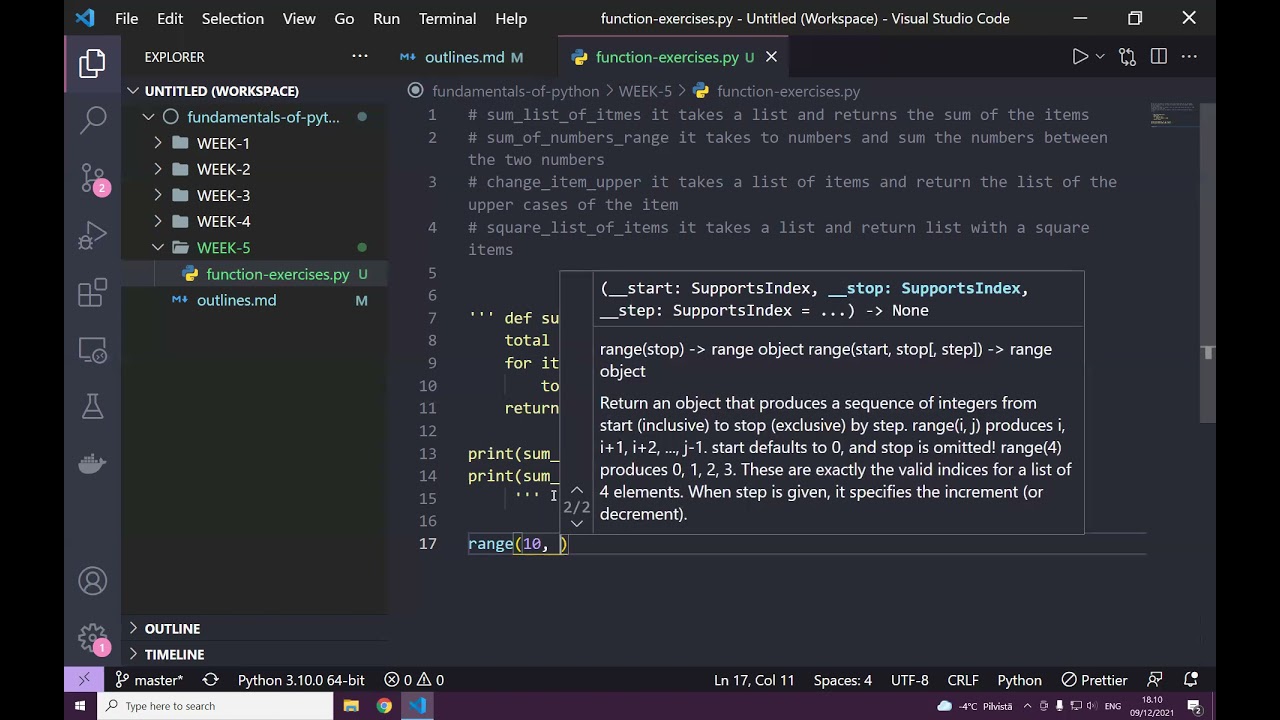05-01- Function Exercises