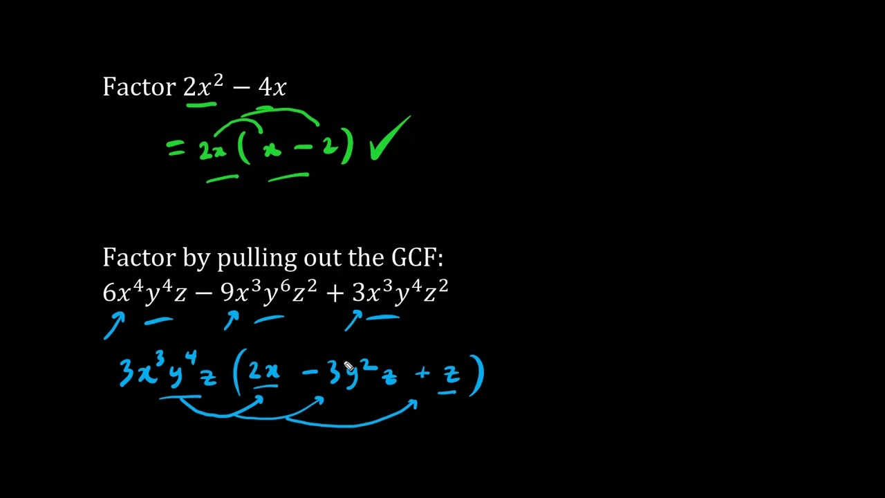 Pre-Calculus 11 Factoring 1