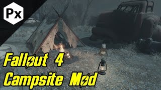 Campsite Simple Wasteland Camping and HD Sleeping Bags Mod at Fallout 4 ...