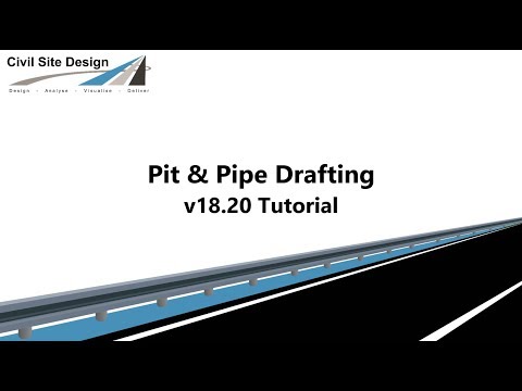 Pit & Pipe Drafting Tutorial (v18.20)