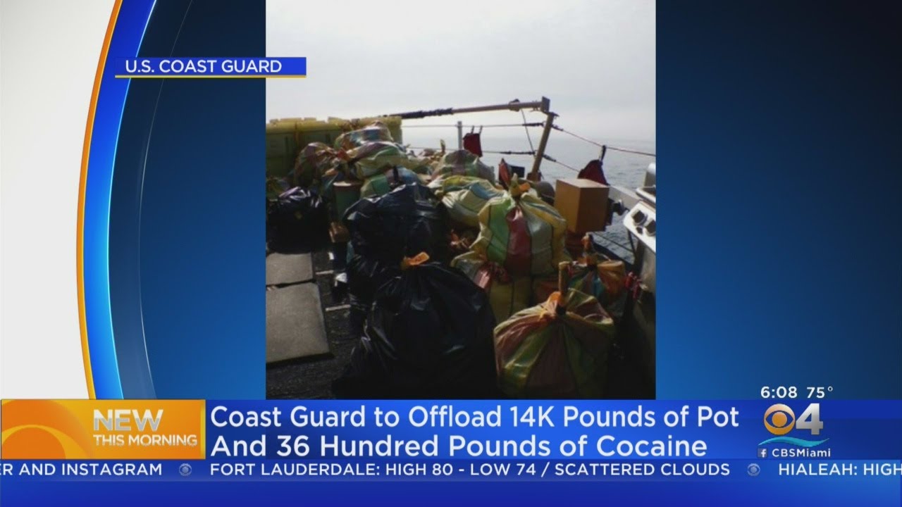Coast Guard To Offload More Than Eight Tons Of Drugs At Port Everglades