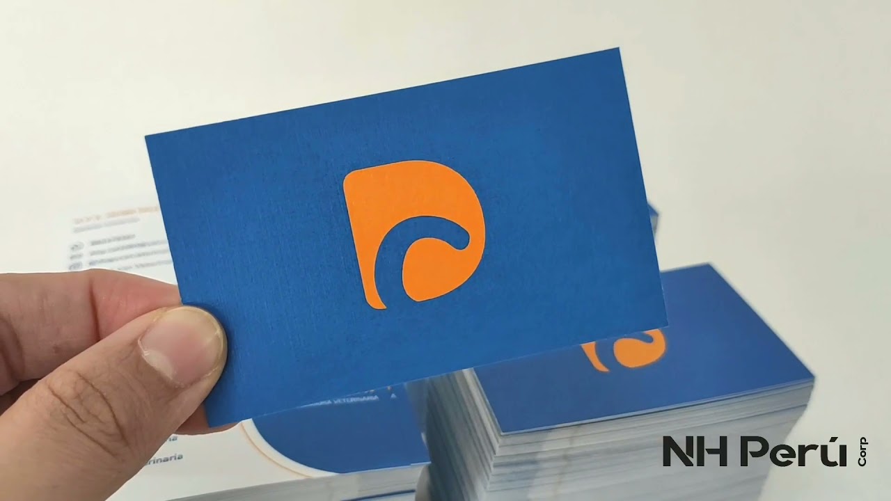 Tarjetas de Presentación en Cartulina Hilo