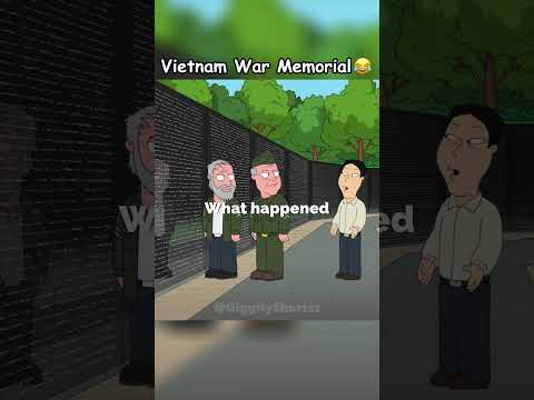 Vietnam War Memorial😂 #shorts #familyguy