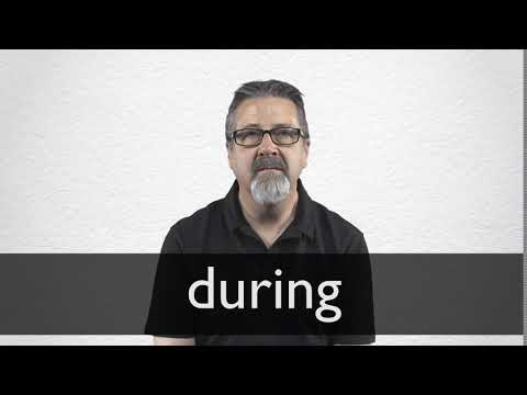 DURING definition and meaning | Collins English Dictionary