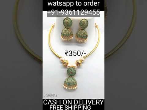 Latest south indian fashion jewelry online / jewels cash on delivery / shop @ shoby creations