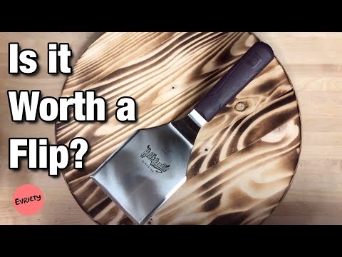 Review of Mercer Culinary Hell's Handle Heavy Duty Spatula 5 Inch x 4 Inch