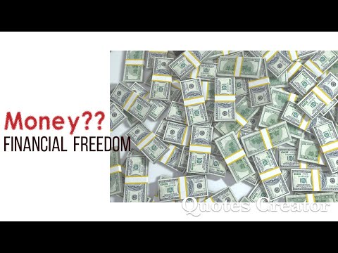 Watch this video to be financially freedom. About money. One more step towards financial freedom.????