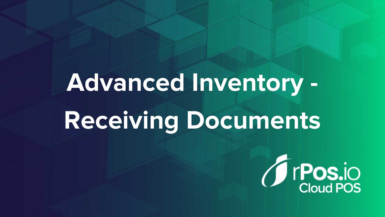 Inventory Documents - Receiving Documents