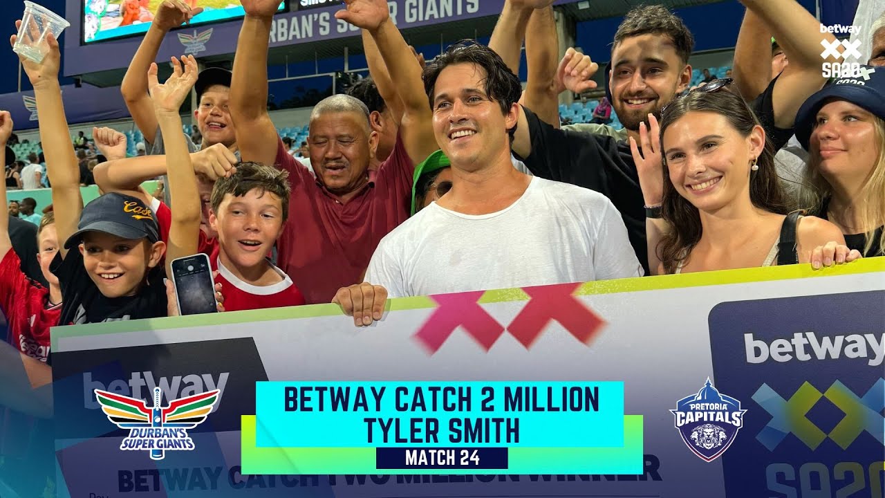 Betway Catch R2 Million Winner 4 - Nigel Fredericks | Betway SA20 Match ...