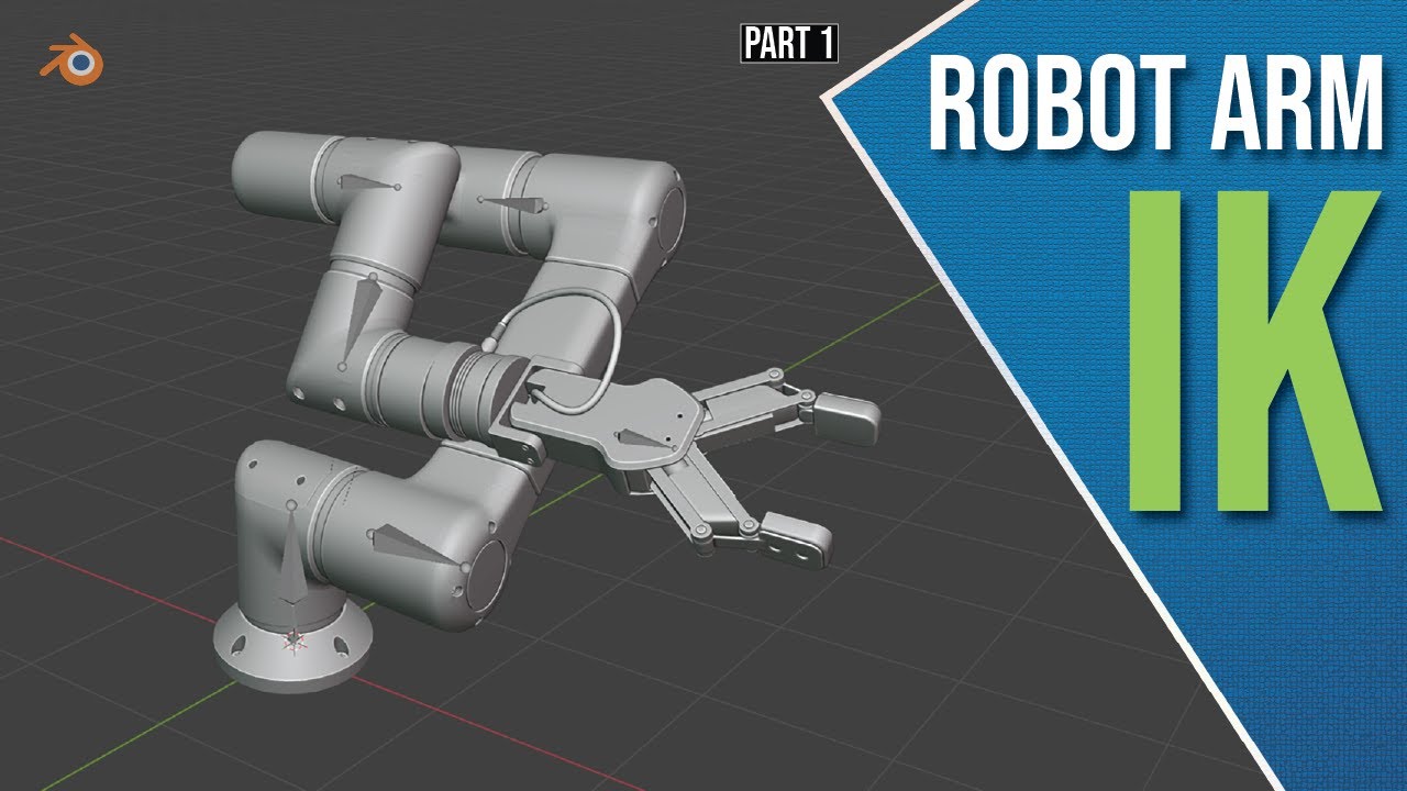 Robot Arm IK in Unreal Engine 5 – Part 1 | Rigging in Blender