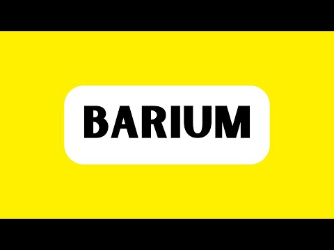 How to Pronounce Barium (Correctly)