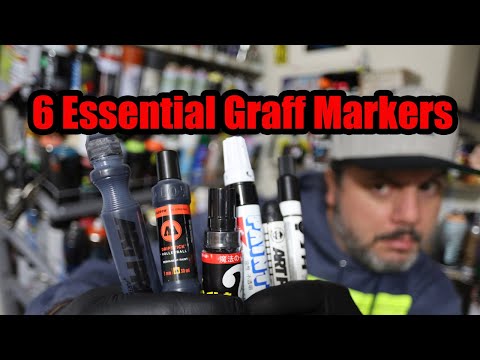 Six Essential Graffiti Markers βοΈπ