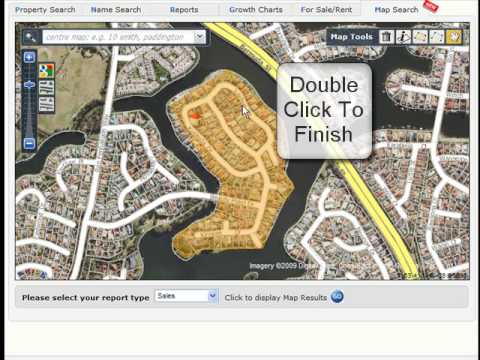 Property searching straight off a map!