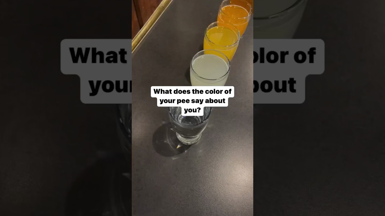 🚽 Warna air kencing dapat memberi tahu Anda banyak hal tentang tubuh Anda.