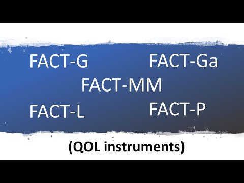 What is FACT-G instrument? What is FACT-MM?