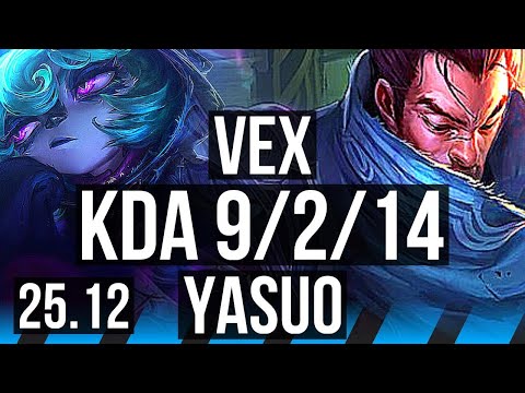VEX vs YASUO (MID) | 9/2/14 | KR Diamond | 25.12