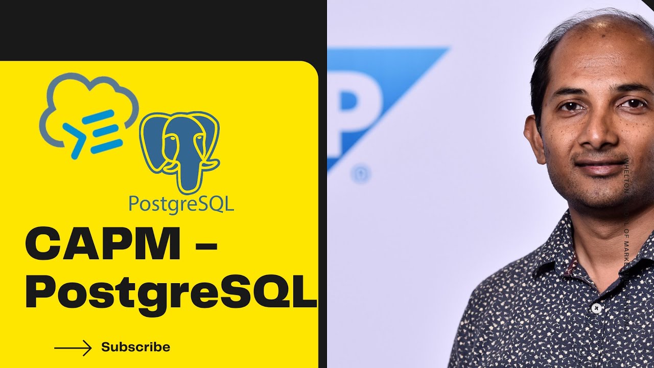 SAP CAPM with PostgreSQL DB | Cloud Application Programming Model