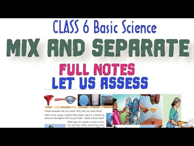 Understanding Mixtures and Separation Techniques in Basic Science | Galaxy.ai | Galaxy.ai