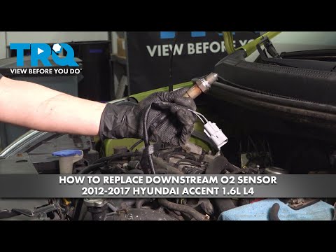 How to Replace Downstream O2 Sensor 2012-2017 Hyundai Accent 1.6L L4