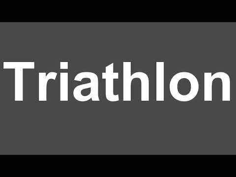 Triathlon pronunciation