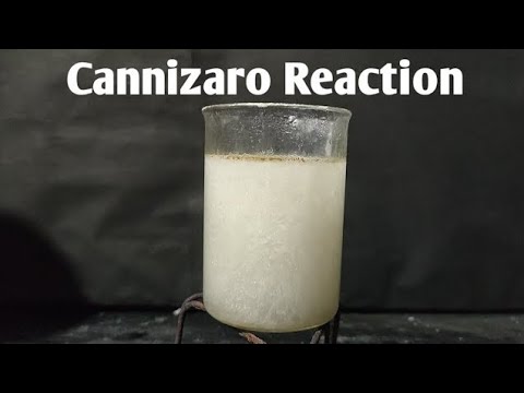 Cannizaro Reaction : synthesis of benzyl alcohol and benzoic acid