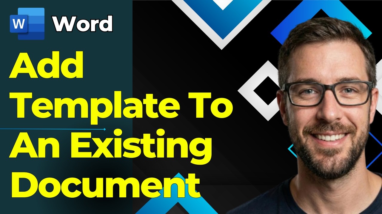 How To Add Template To Existing Document In Ms Word [2026 Guide]