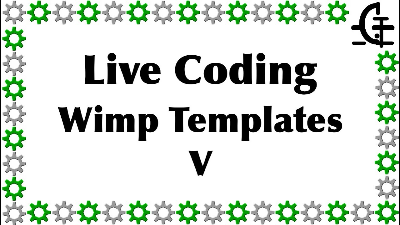 Gerph's live coding - Wimp Templates (part 5).
