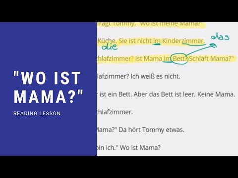 "Wo ist Mama?" (Ep.1 2/2) - comprehensible TPRS story Reading lesson