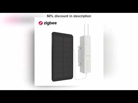 Latest Products You Must Know! Zigbee Smart Blind Driver New Design Zemismart Motors with Solar