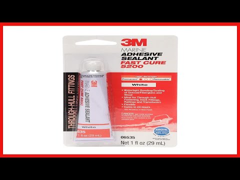 Great product - 3M Marine Adhesive Sealant Fast Cure 5200 (06535) Permanent Bonding and Sealing for