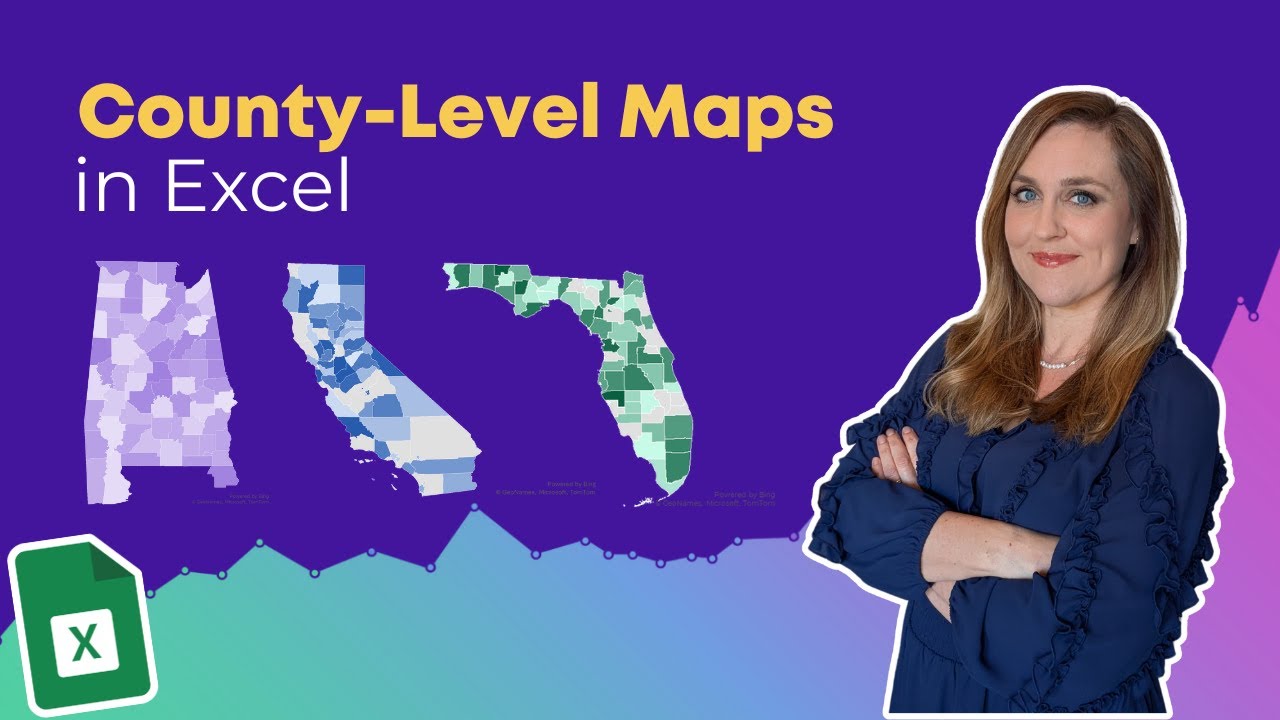 How to Make a County Level Map in Microsoft Excel