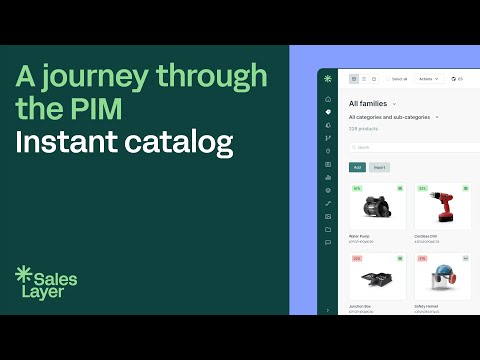 A journey through the PIM - Instant catalog