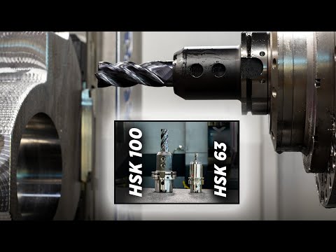 GIANT Kennametal HARVI 1TE End Mill Takes TITANIC Cuts on 100 HP CNC Machine