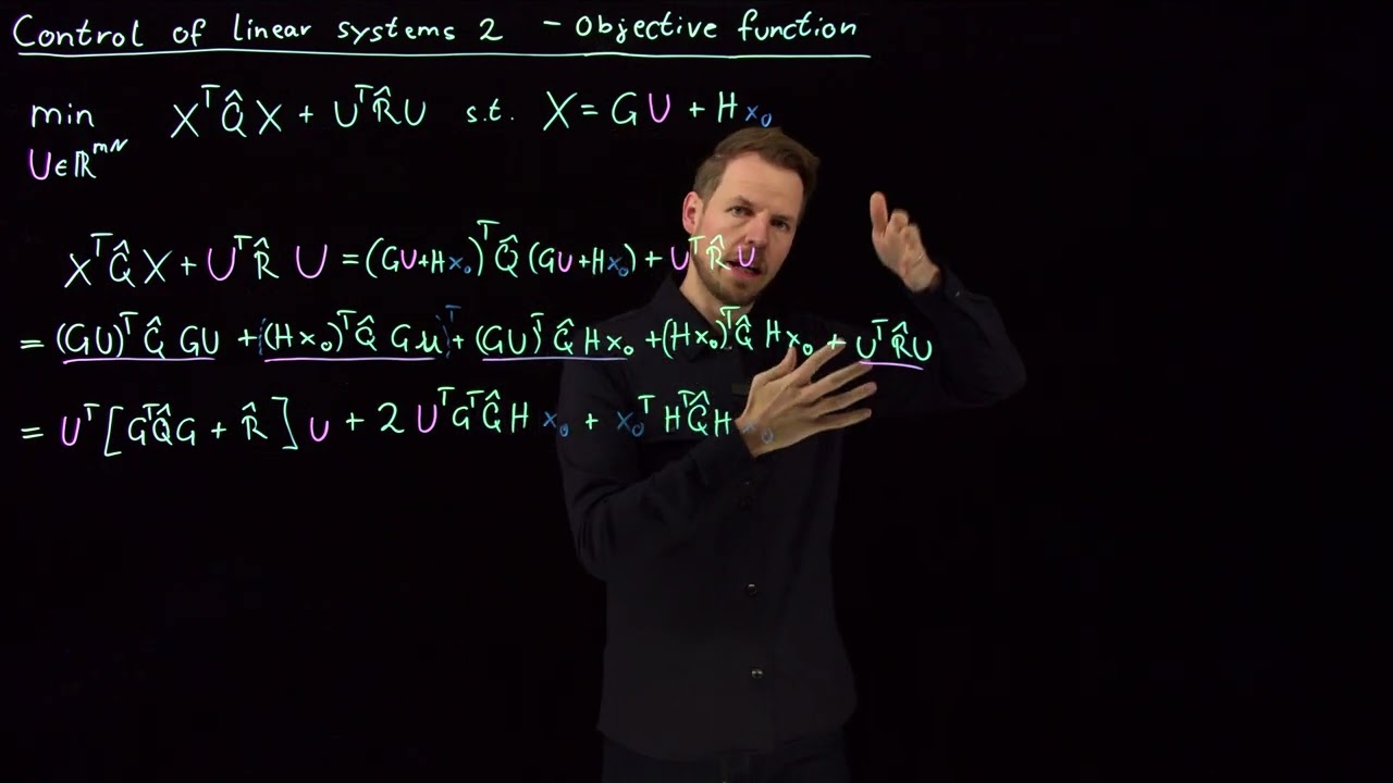 Optimal control of linear systems 2 - Objective function (DS4DS 7.04)