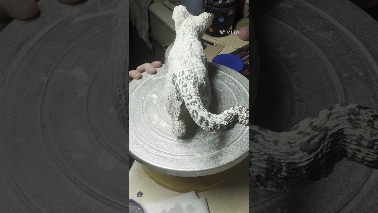 Glazing my snow leopard
