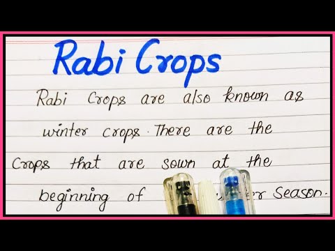 Definition of rabi crops in english