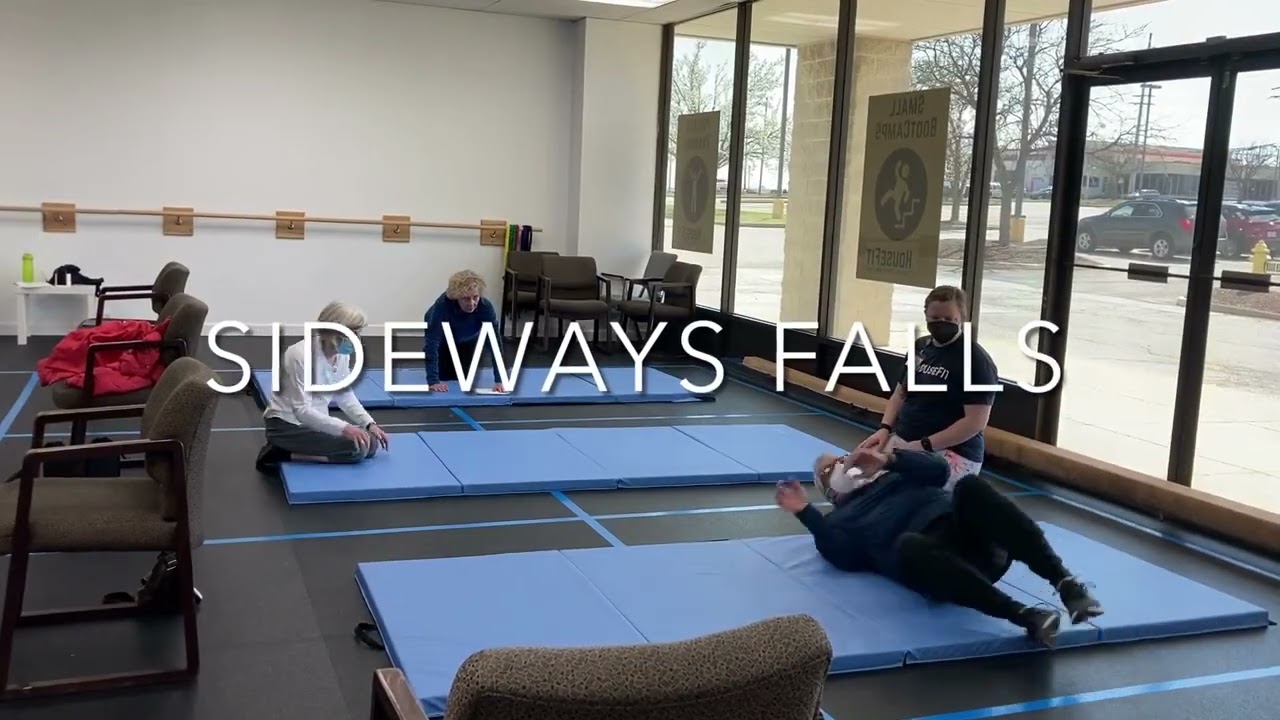 Watch Seniors Practice Falling And Learning How To Avoid Injuries