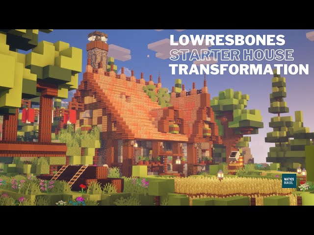 lowresbones Starter House Transformation Challenge Minecraft Map