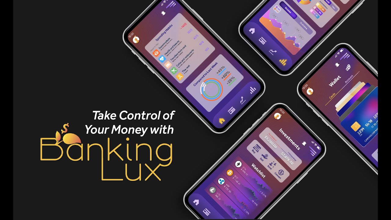 BankingLux Neobanking App Prototype Demo