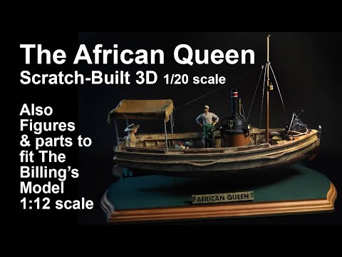 👸 African Queen Steam Engine By Carl Whitten・ STL File for 3D printing ...