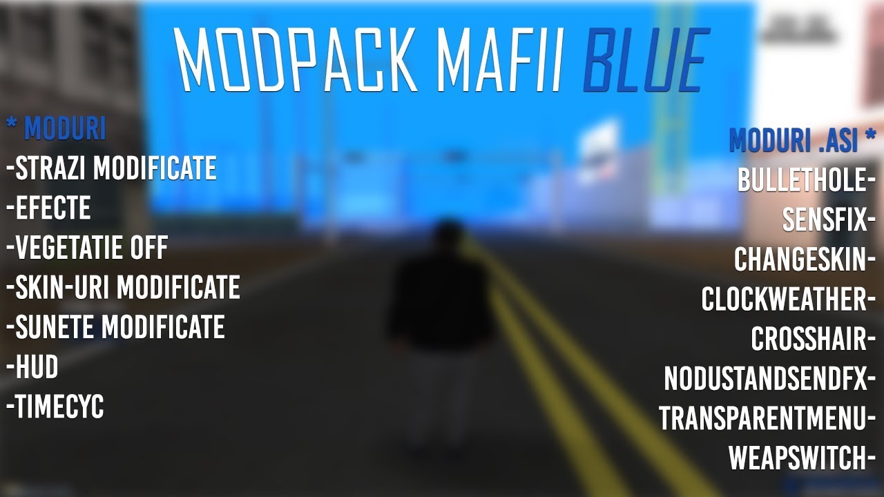 MODPACK SAMP LOW PC MAFII BLUE BY STRINGER - stringer.ro