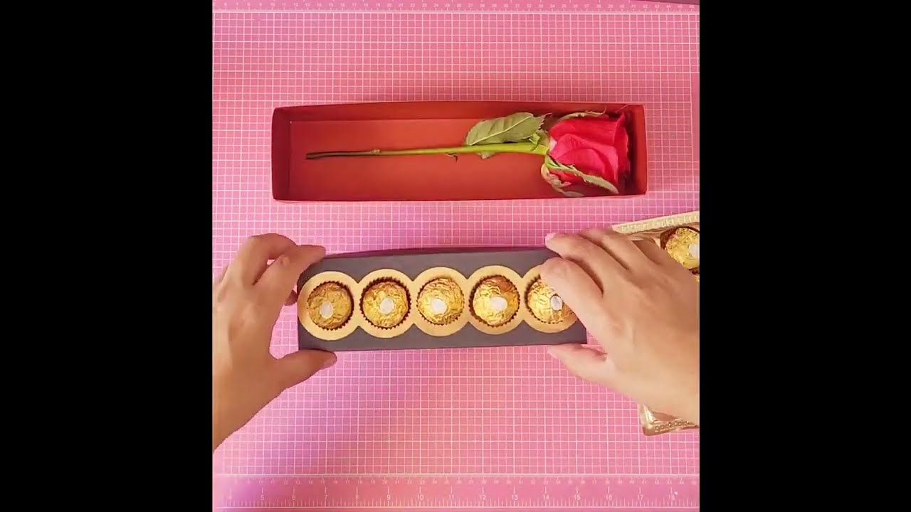 Box tutorial for roses and chocolates