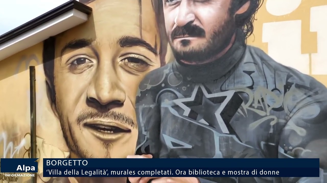 ‘Villa della Legalità’ a Borgetto, murales completati. Ora biblioteca e ...