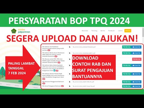Contoh Rencana Anggaran Biaya (RAB) Pengajuan BOP PD Pontren 2024 ...