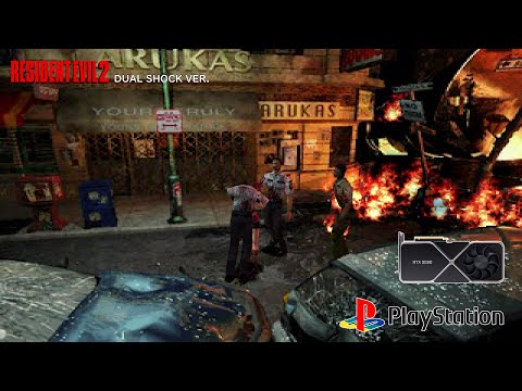 Resident Evil 2 dual shock ver. / RTX 3090 4K ultra / PS1 emulator for PC DuckStation