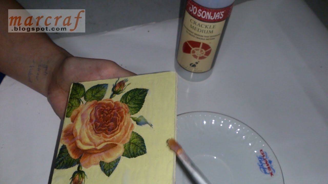 Jo sonja's Crackle Medium | TUTORIAL