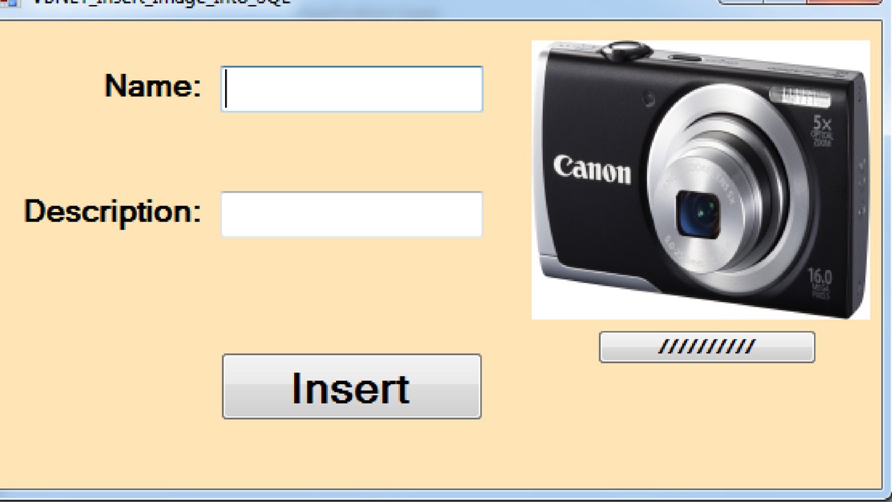 VB.Net - Insert Image Into SQL DataBase Part 1 [ with source code ]