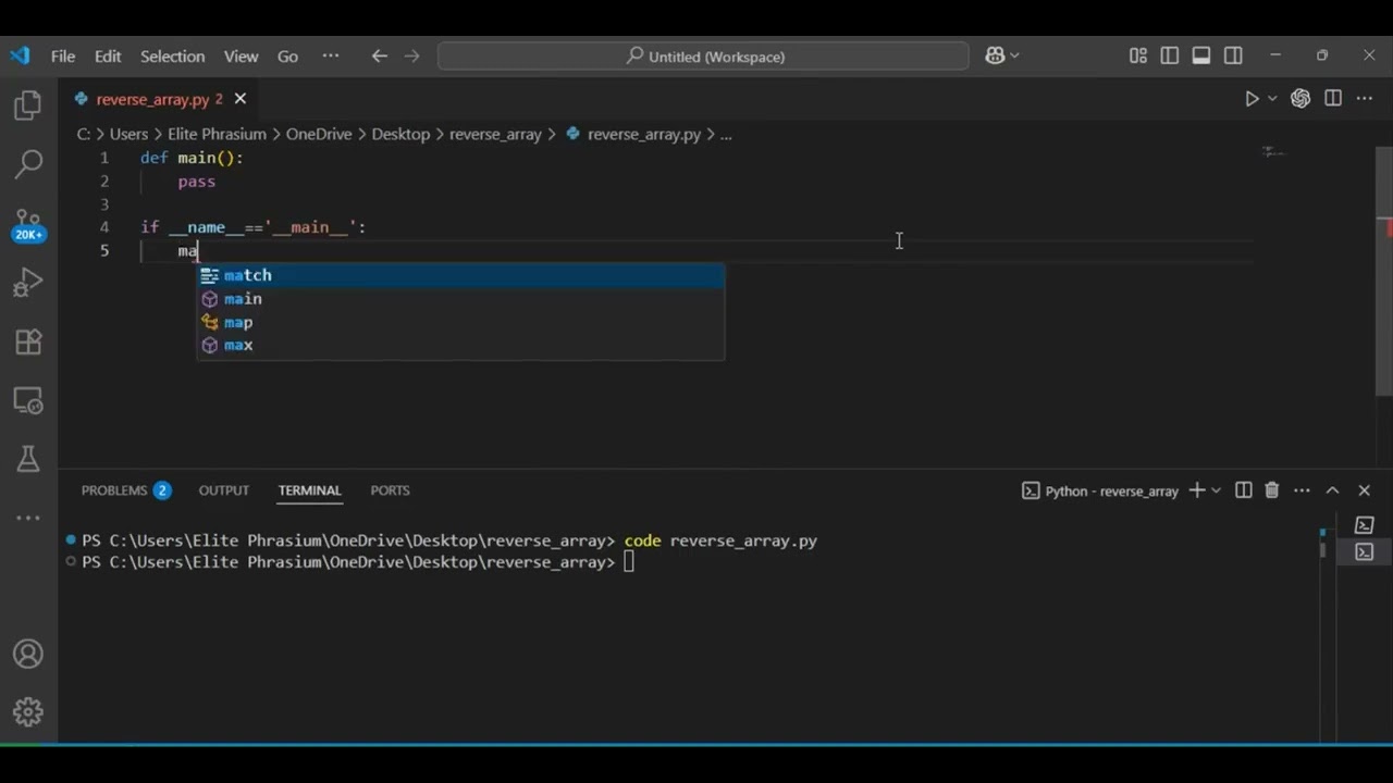 Reverse a List Instantly with array[::-1] | Python Tip
